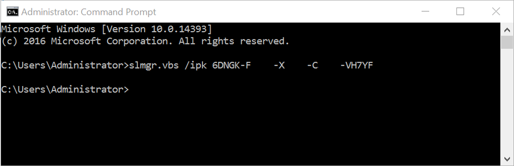 Activate Windows Server 2016 Datacenter using valid Product Key — DSKOLI