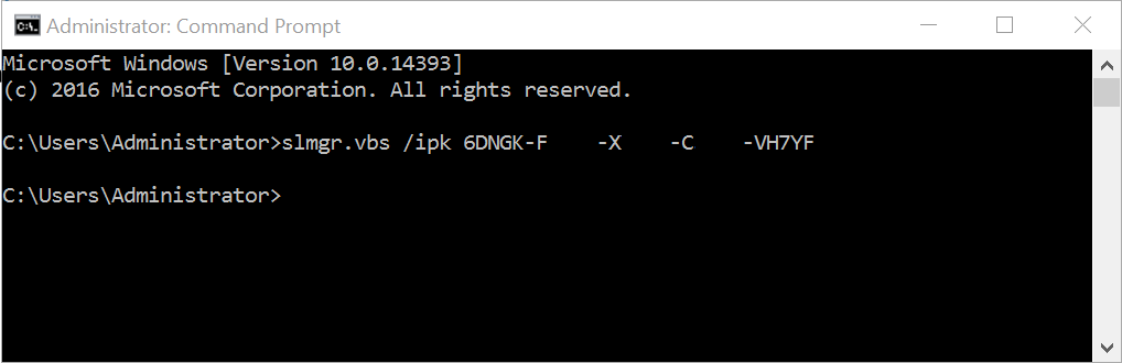 Activate Windows Server 2016 Datacenter using valid Product Key — DSKOLI