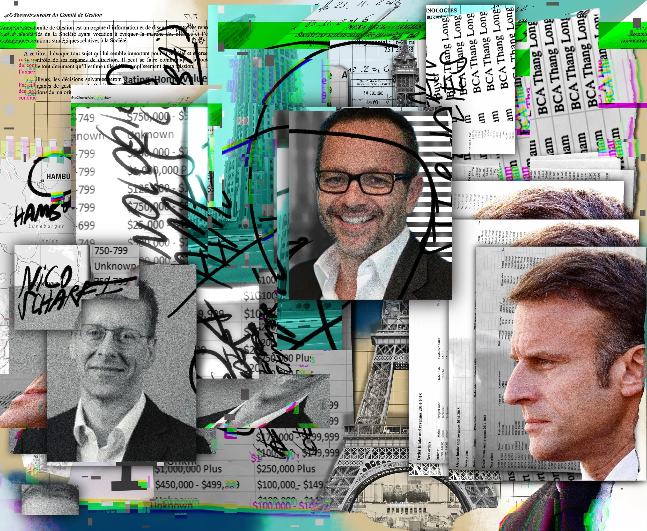 COLLAGES — JULIUS MAXIM