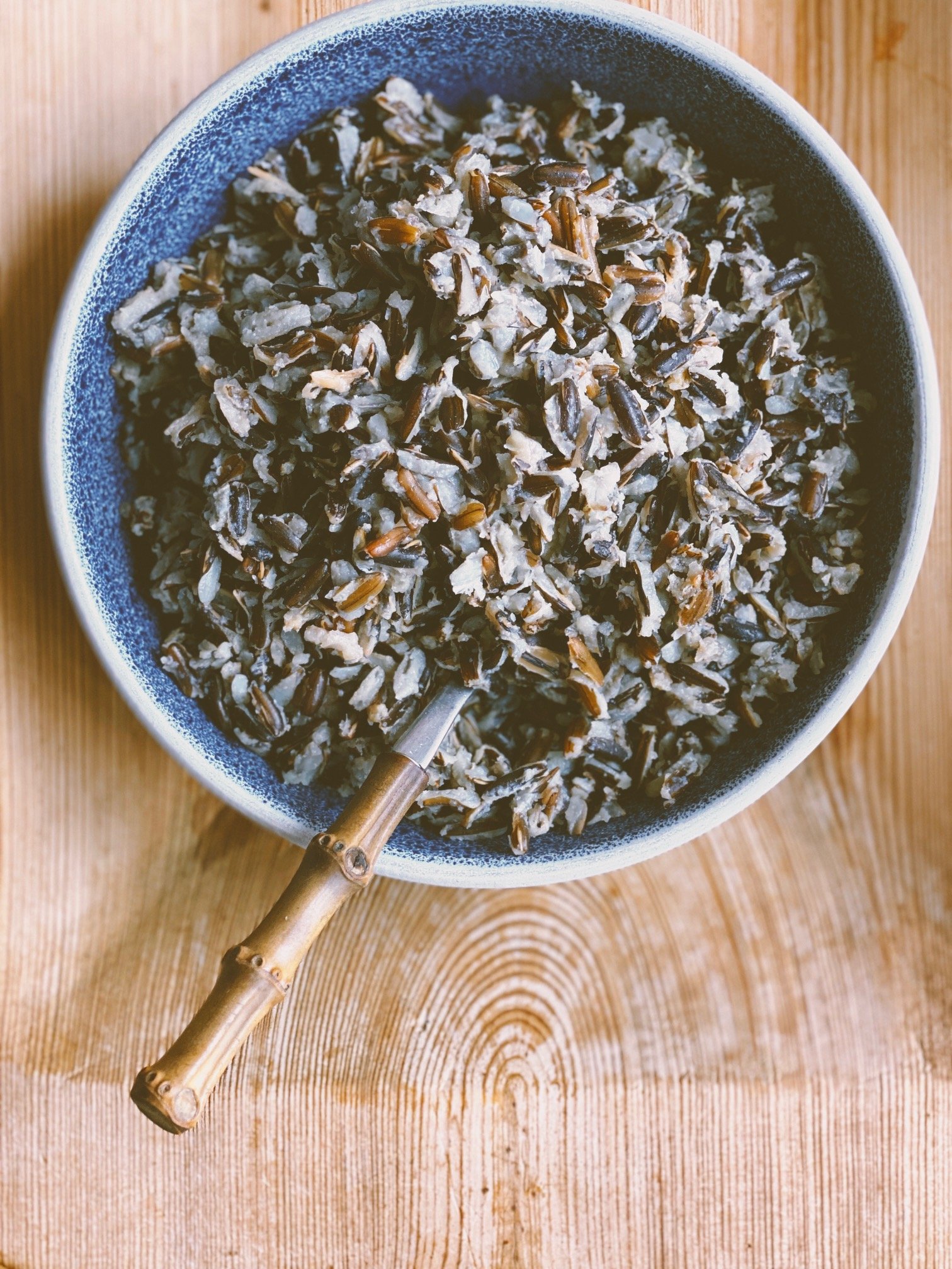 Wild Rice w/ Shitakes + Ginger Lime Sauce - The Coast Ridge Bay Area