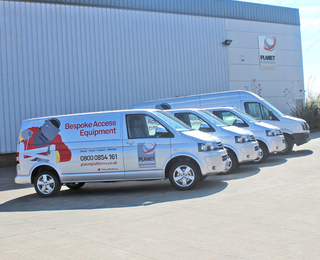 Check out our new vans! - Planet Platforms