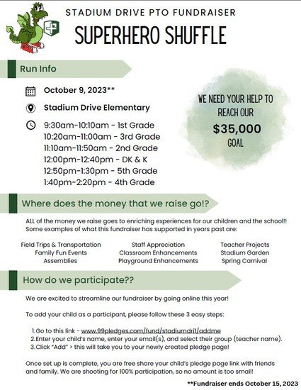 Fun Run — Stadium Drive Elementary PTO