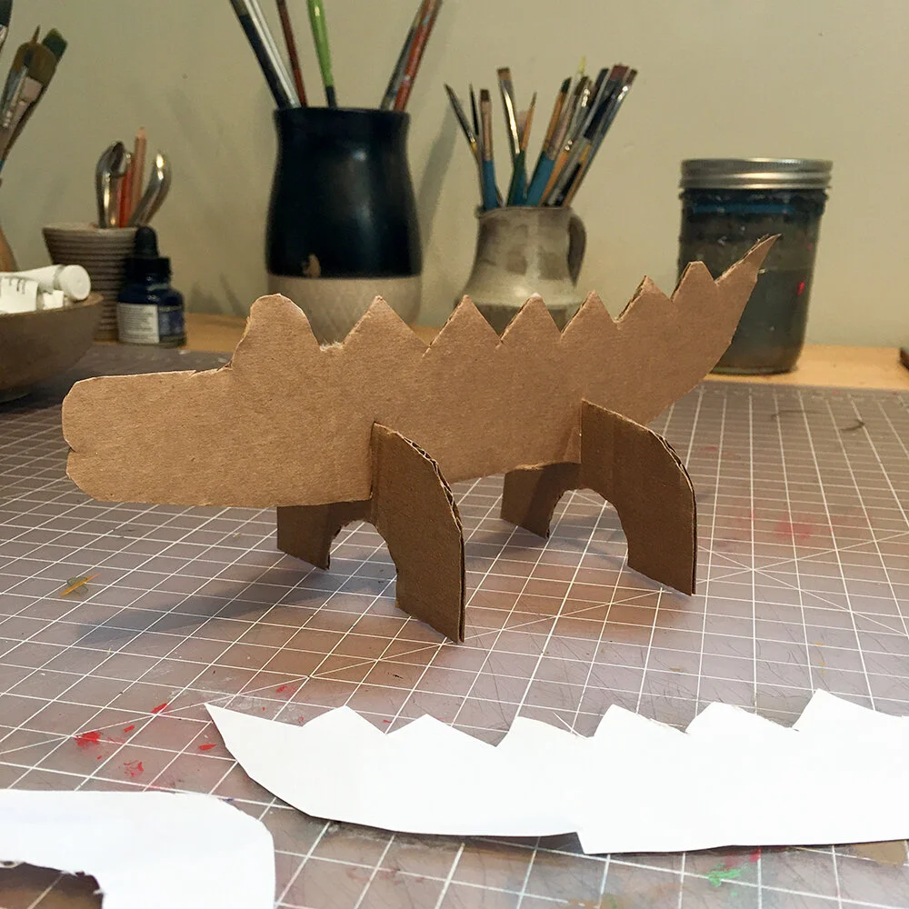Cardboard Crocodile — Penelope Dullaghan