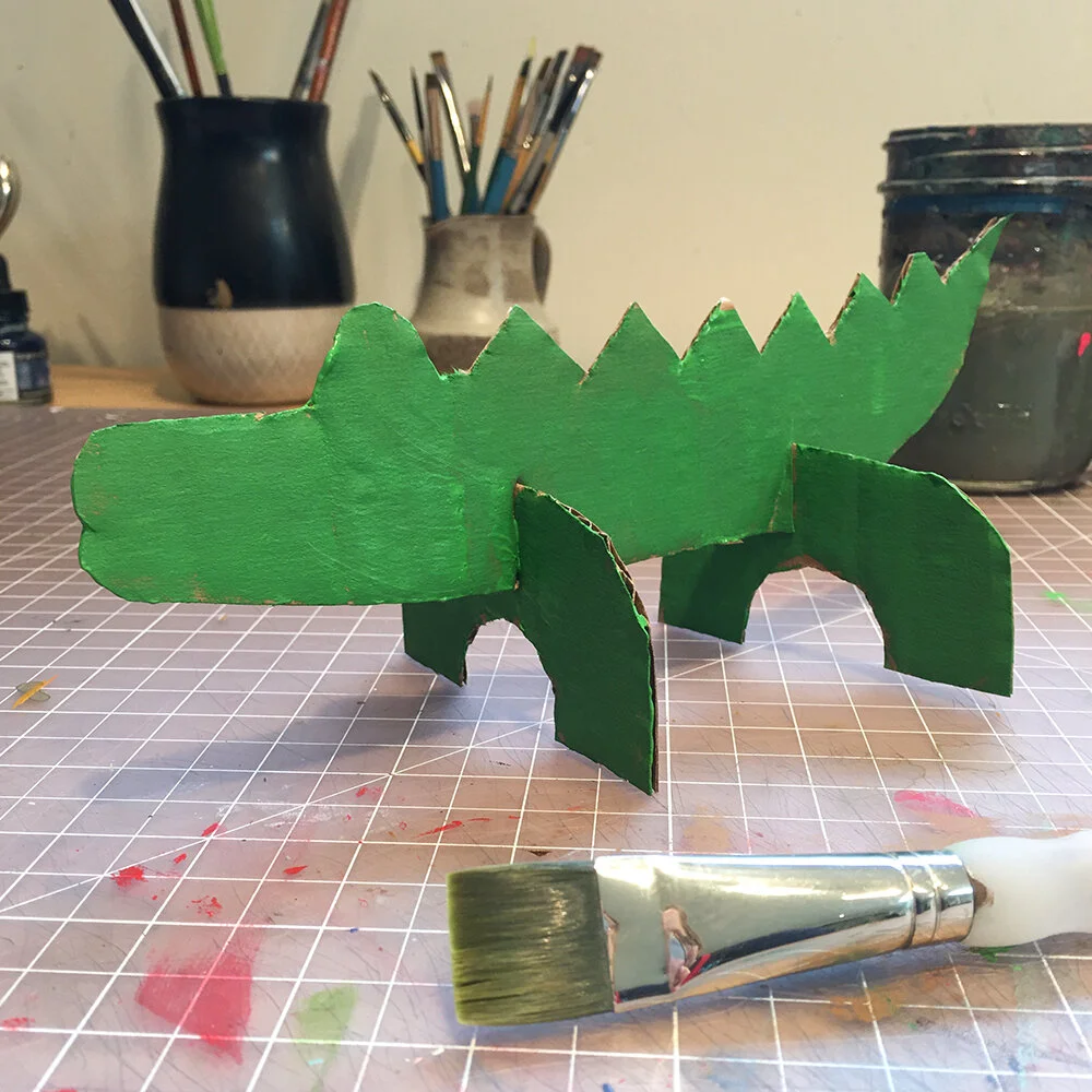 Cardboard Crocodile — Penelope Dullaghan