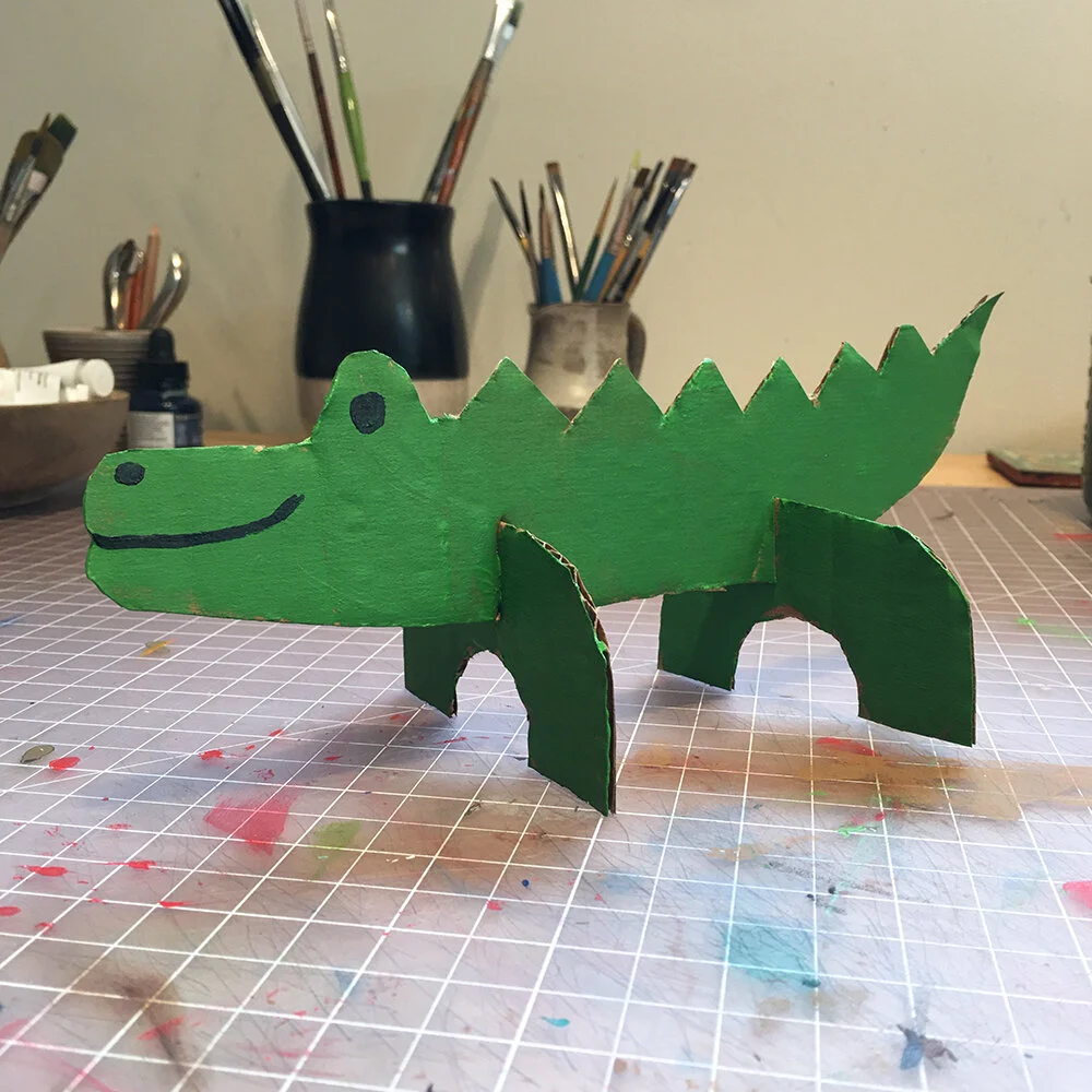Cardboard Crocodile — Penelope Dullaghan