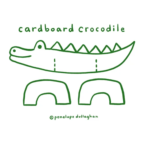 Cardboard Crocodile — Penelope Dullaghan