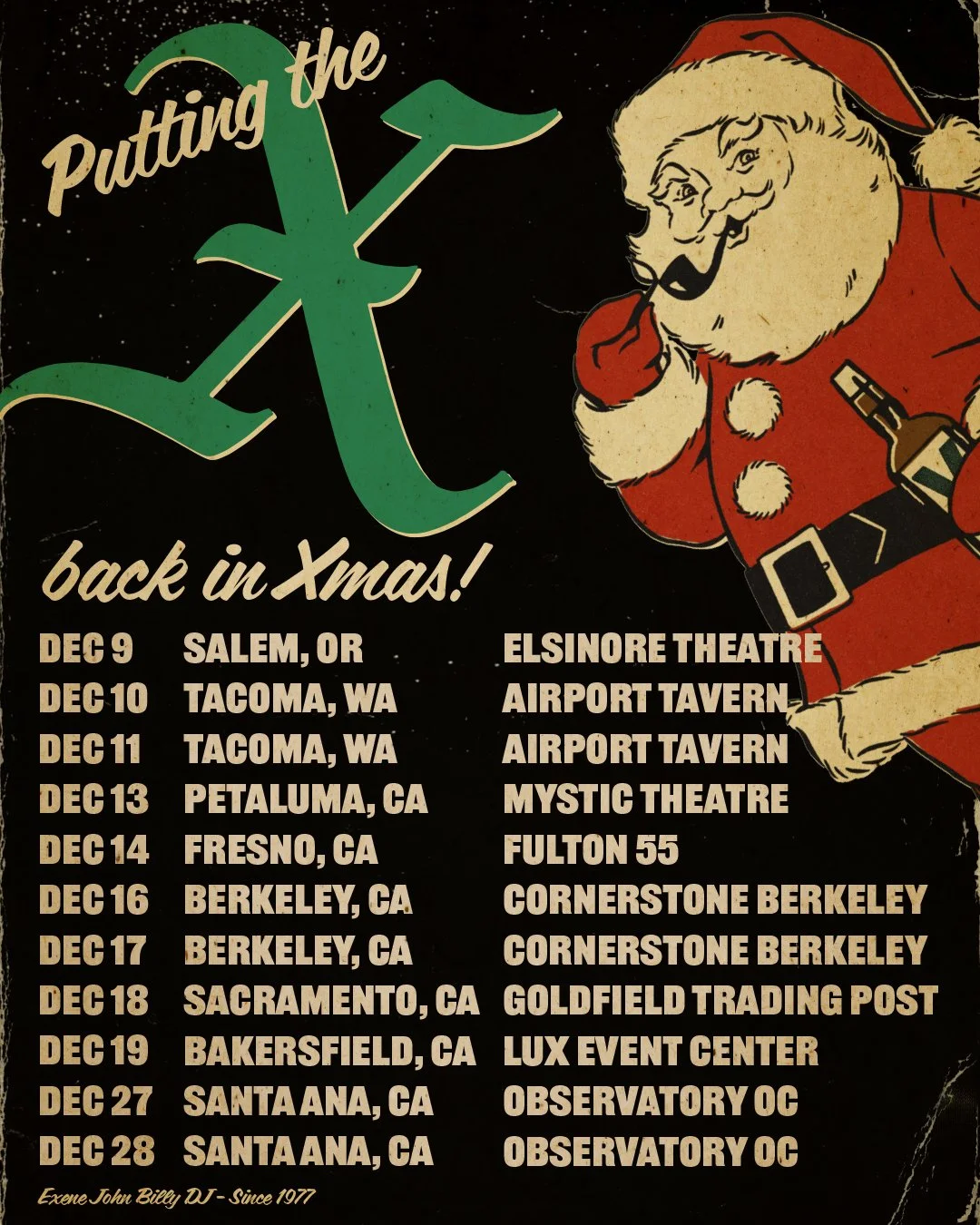SHOWS — X the band