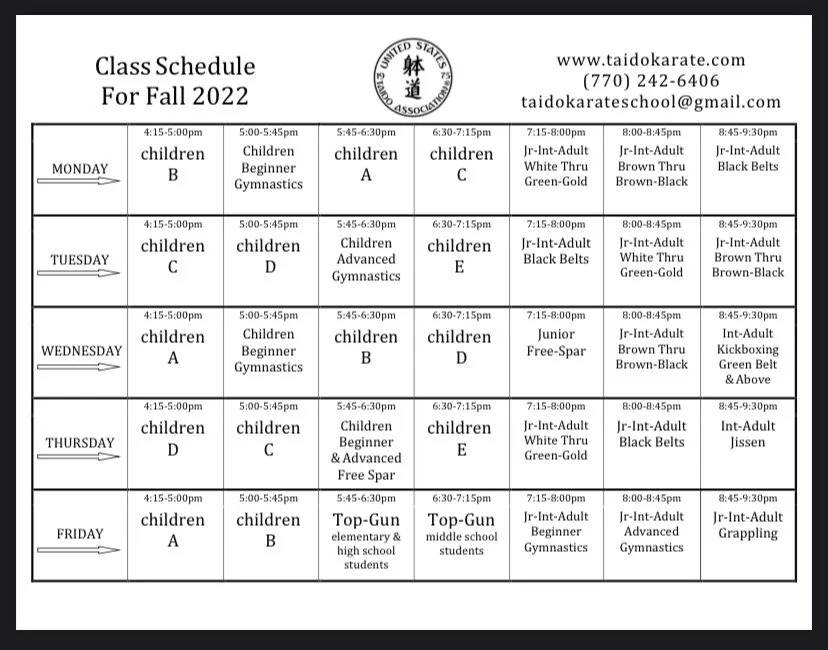 Img School Schedule