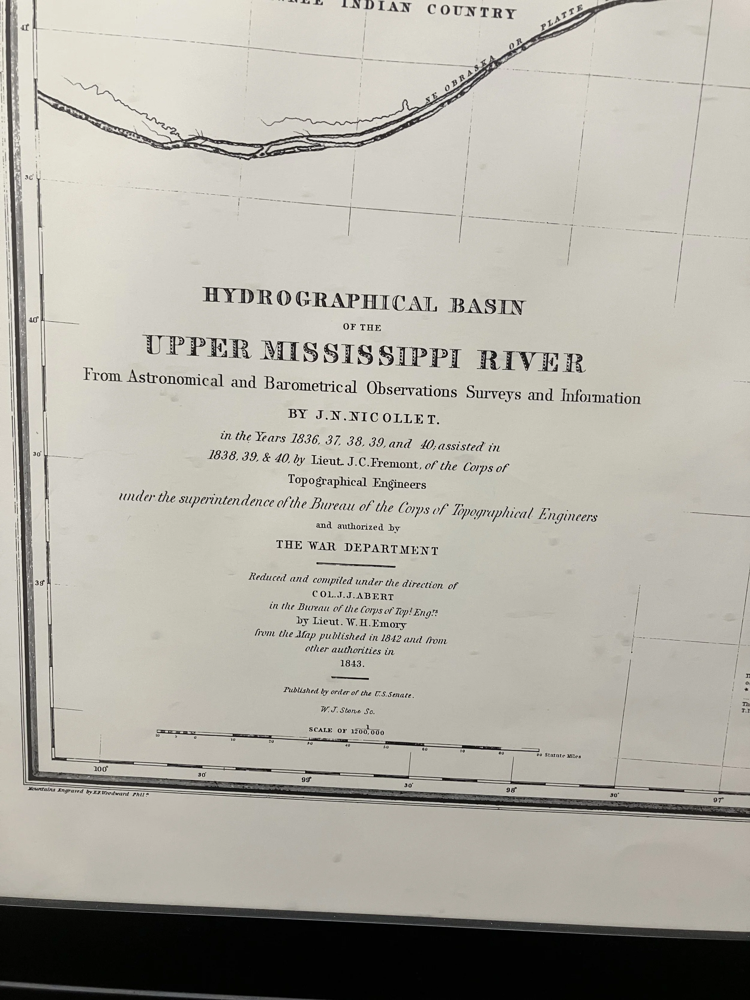 Nicollet Map — Pipestone Indian Shrine Association