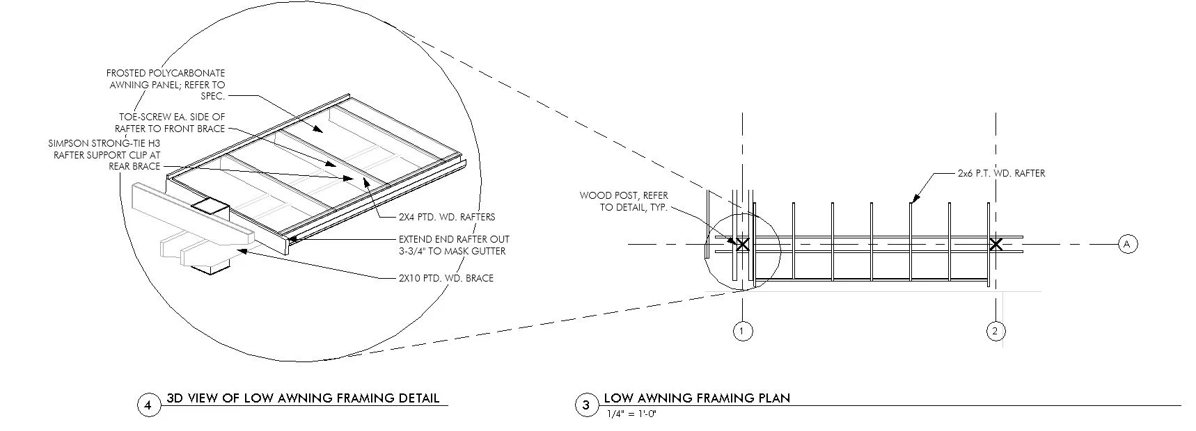 The Bat Signal Construction Drawing — Studio BKA Architecture & Interiors