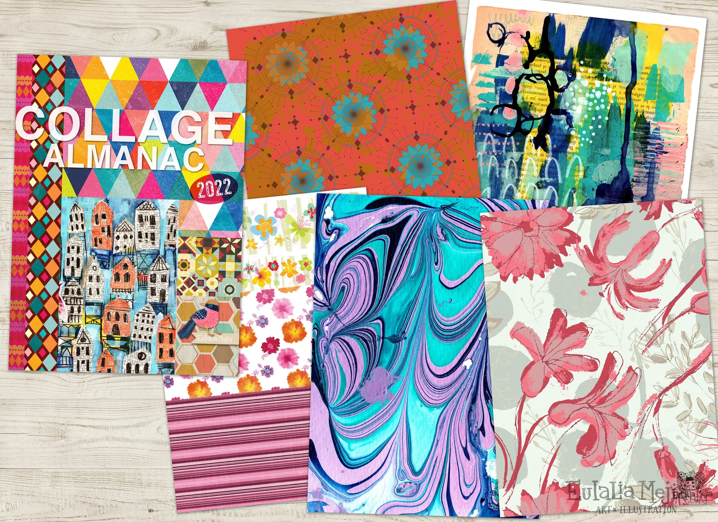 Collage Almanac Bundle · Eulalia Mejia. Illustration. Design. Mixed ...