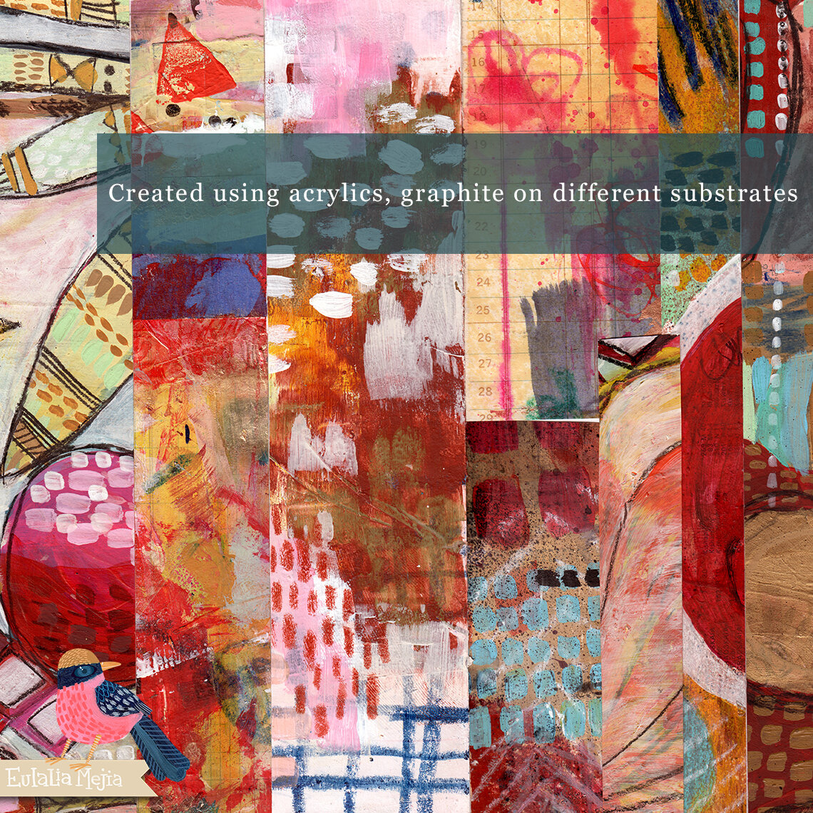 Mixed Media Papers: Collage Papers · Eulalia Mejia. Illustration ...