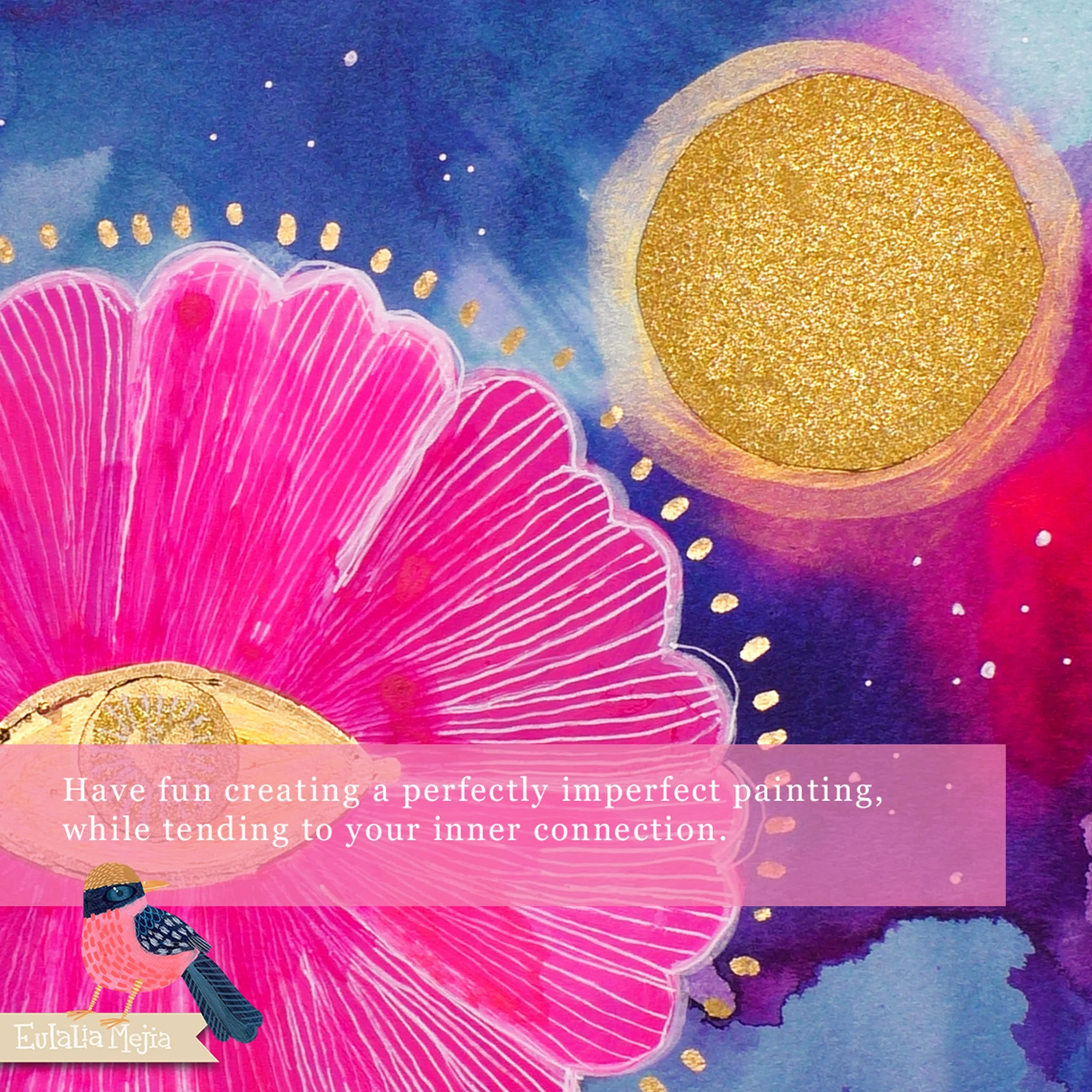 Online mixed media class Within Sight · Eulalia Mejia. Illustration ...