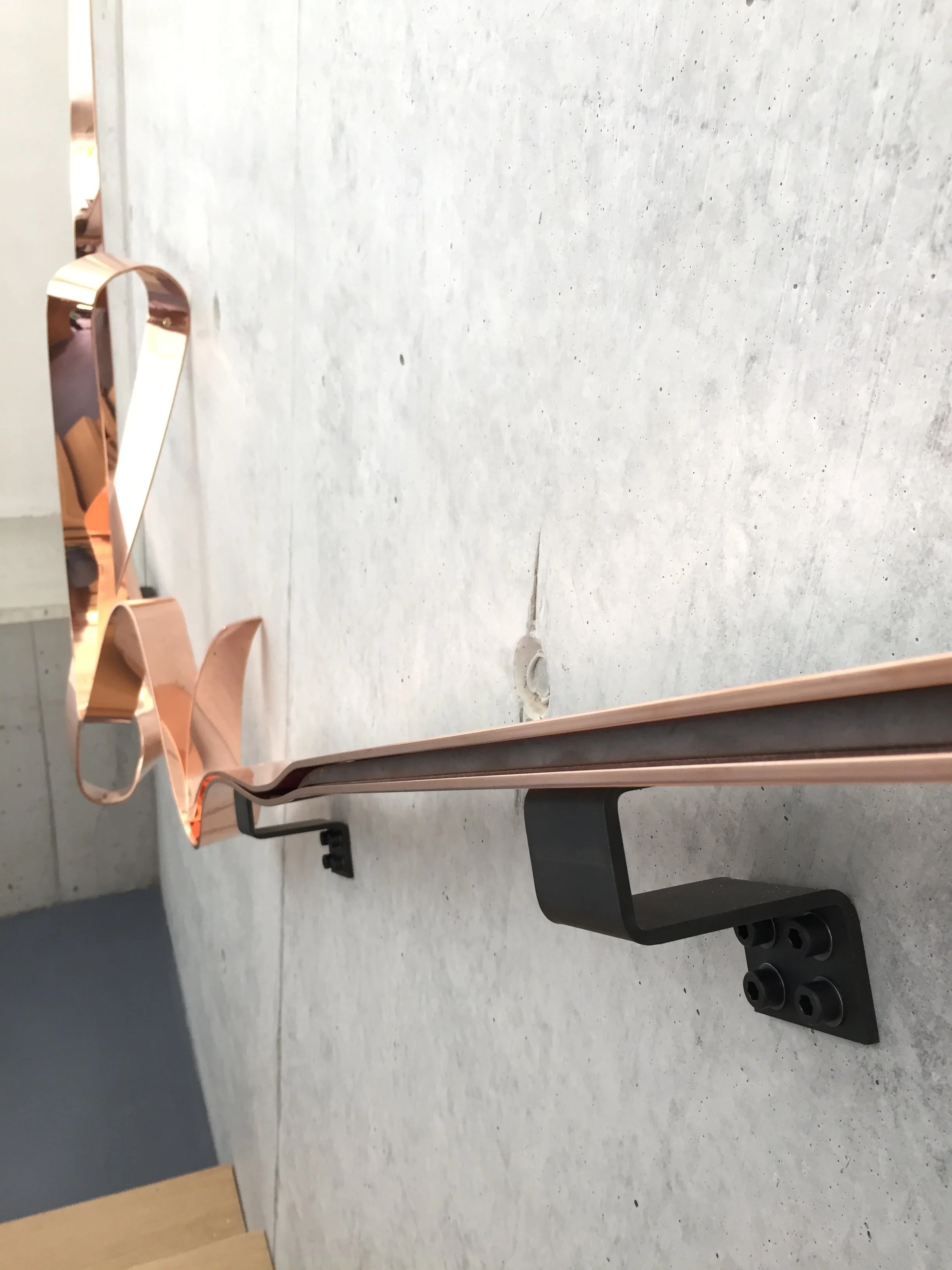 Copper Field Handrail — MAISON JONCKERS