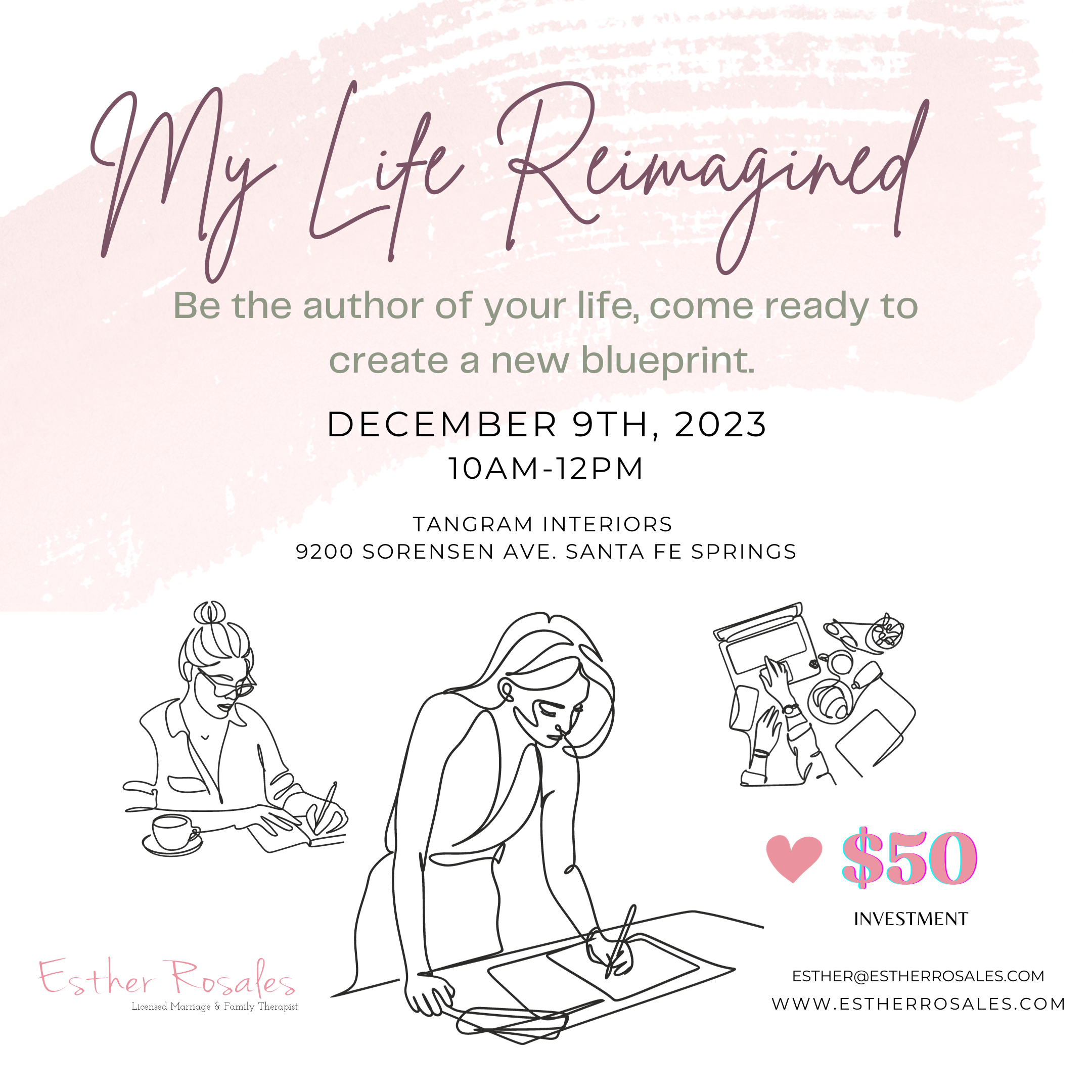 My Life Reimagined — Esther Rosales