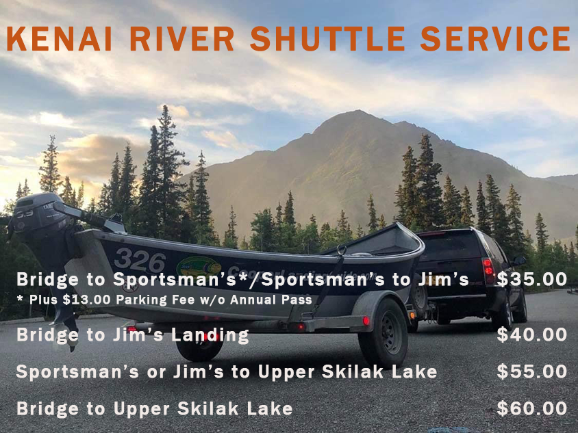Kenai River Shuttle Service | Cooper Landing Shuttle Service