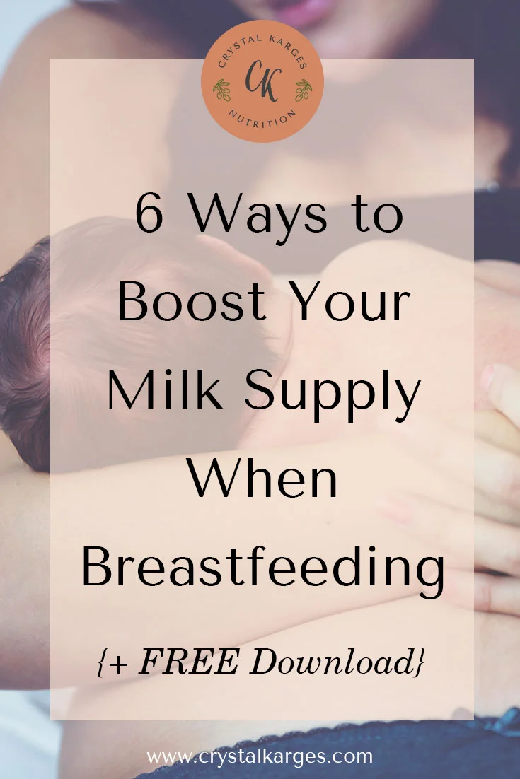 How to Increase Breast Milk Naturally at Home — Crystal Karges ...