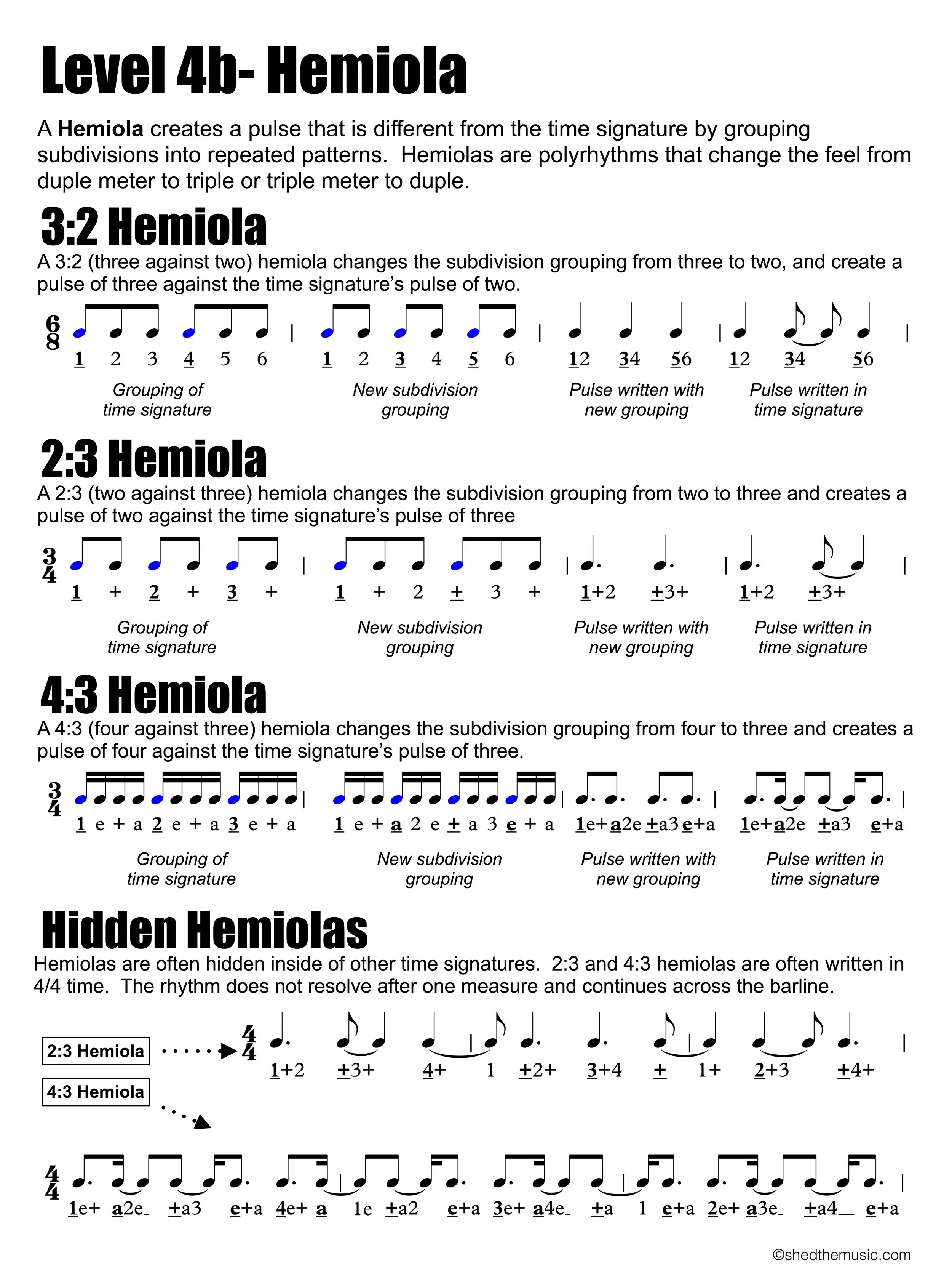 Hemiolas — The Shed