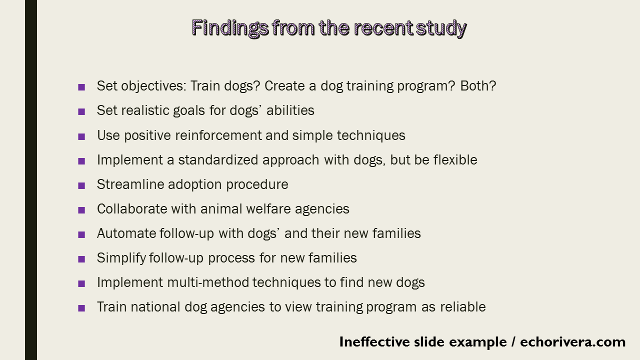 Using Too Much Text in your Presentation Slides — Echo Rivera