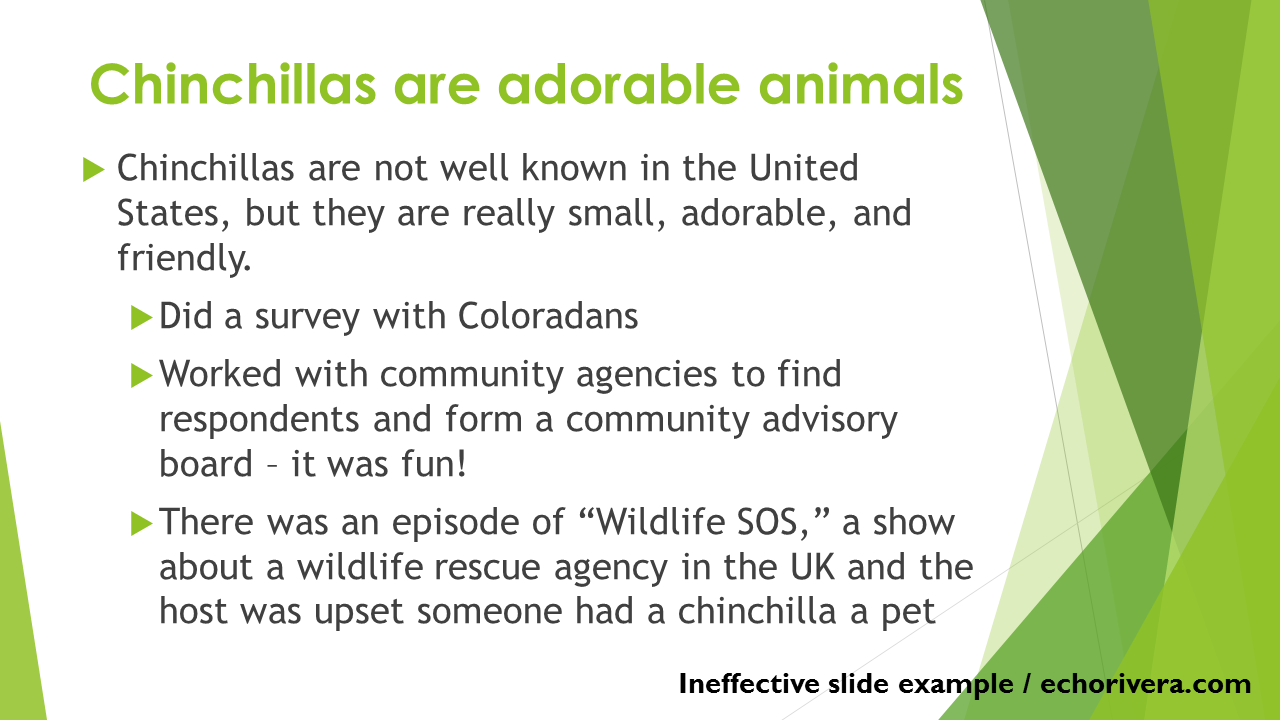 Using Too Much Text in your Presentation Slides — Echo Rivera