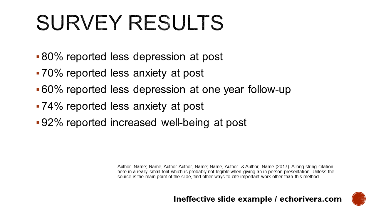 Using Too Much Text in your Presentation Slides — Echo Rivera
