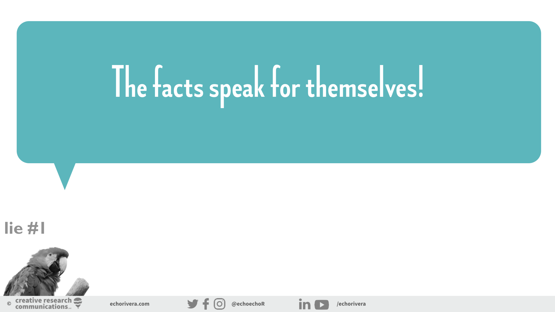 [LIES SERIES] Lies you've been told about effective presenting (part 1 ...