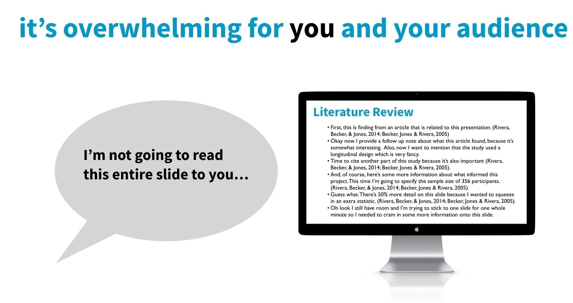 How the unlikely step of removing text from my slides helped me ...