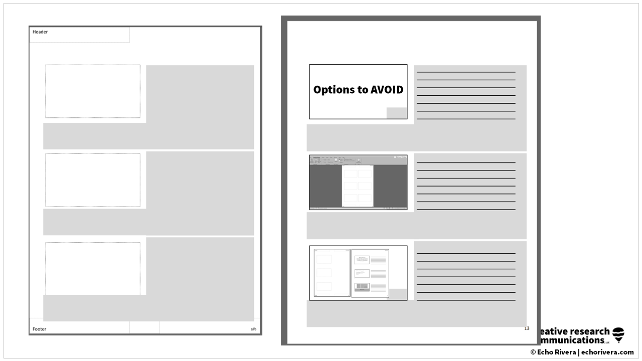 How to create effective presentation handouts for class lectures, conference presentations, and ...