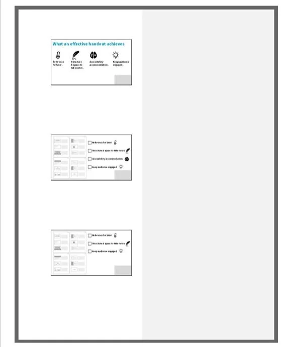 How to create effective presentation handouts for class lectures ...