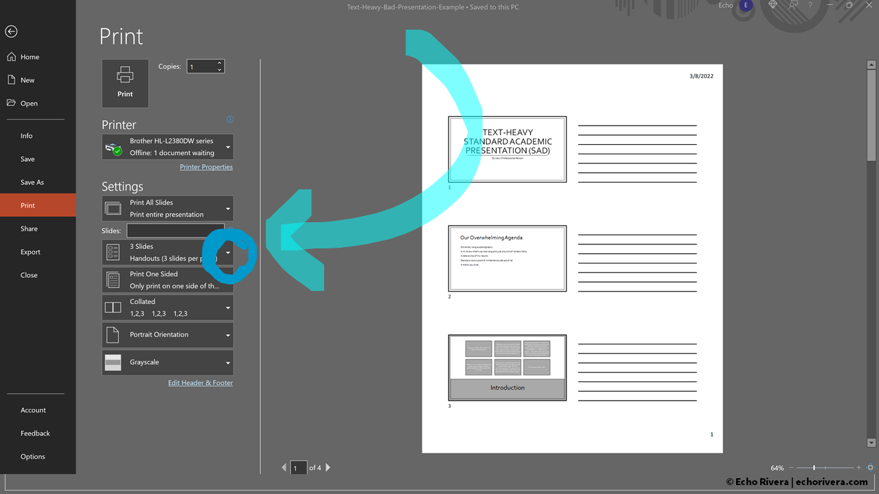 How to create effective presentation handouts for class lectures ...