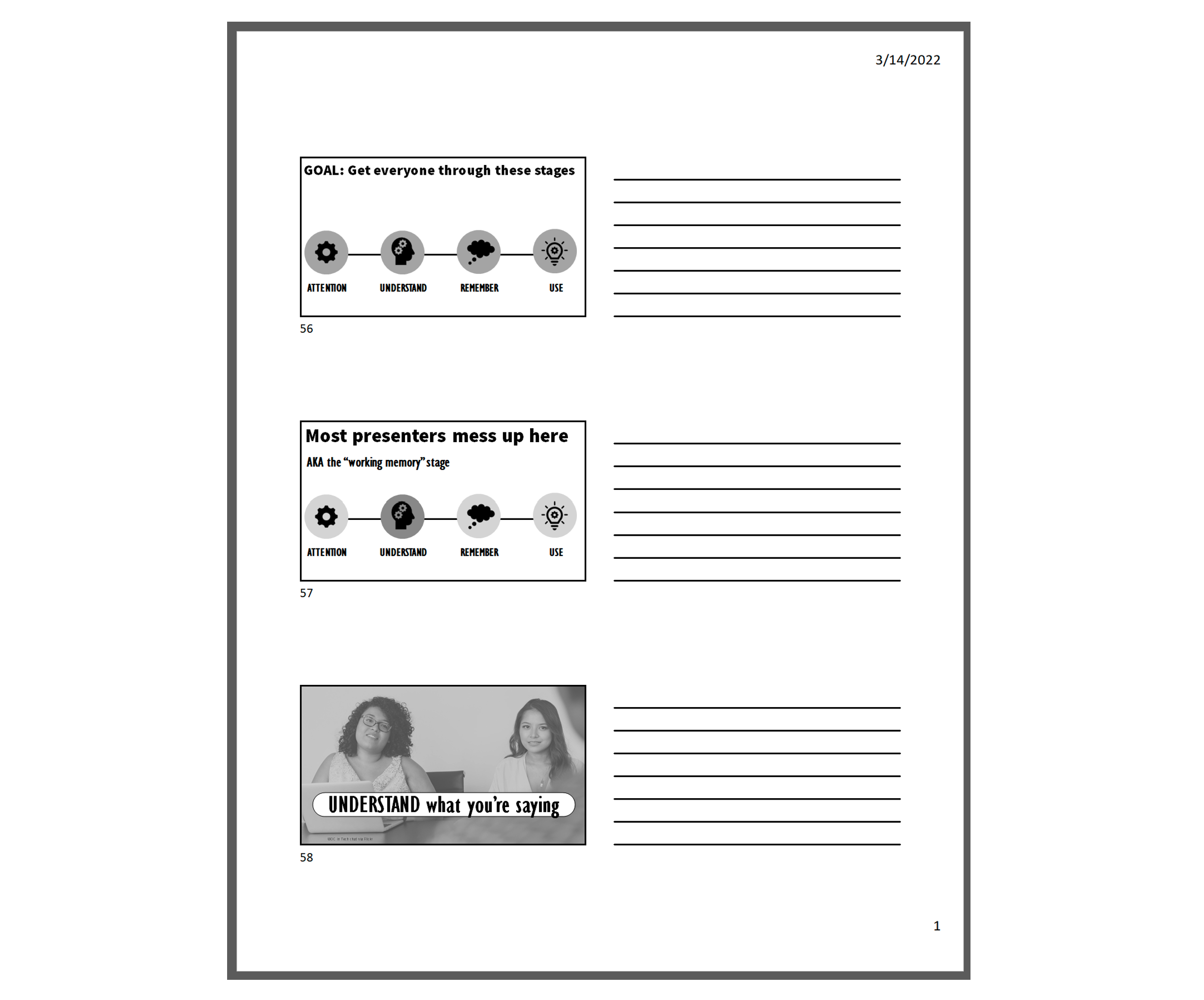 How to create effective presentation handouts for class lectures ...