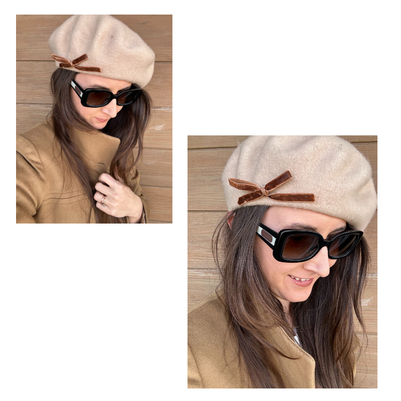 The Velvet Bow Beret — Meghan Ashley Styling