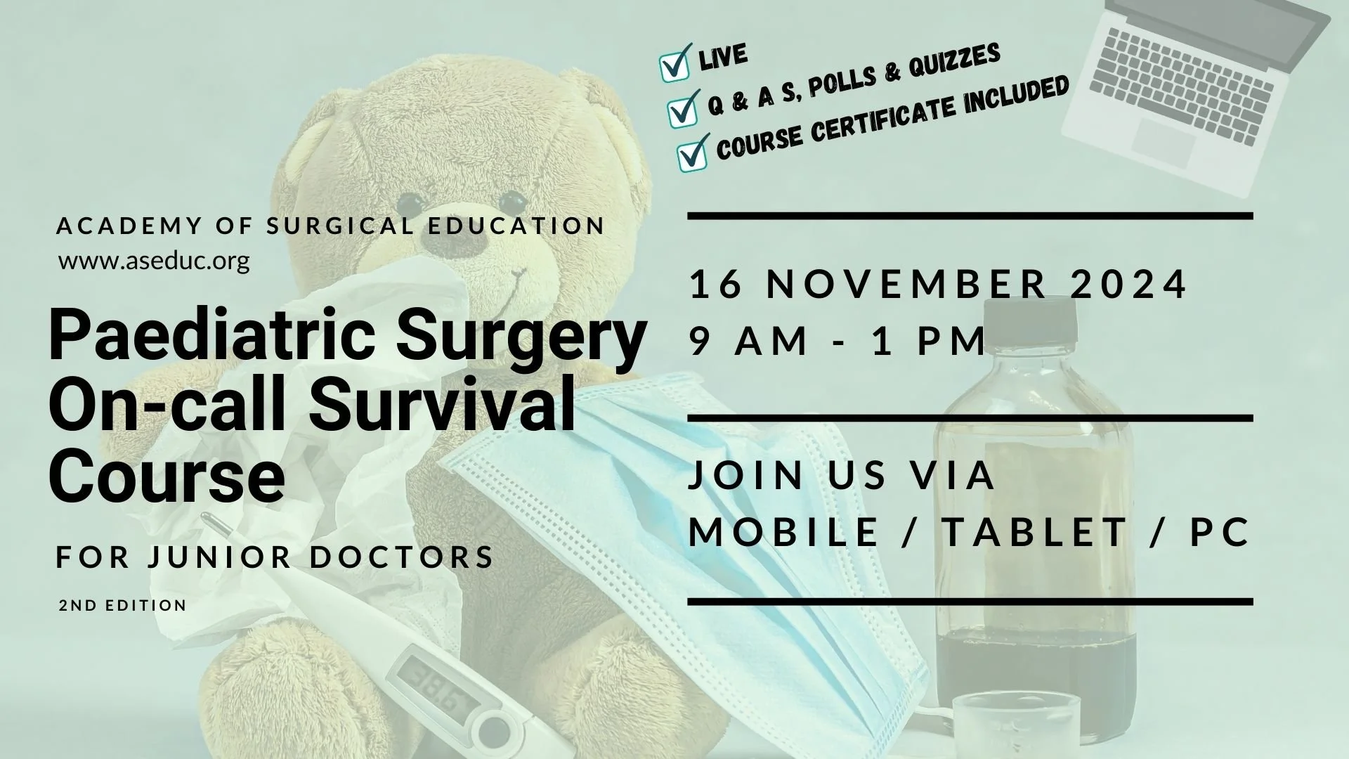 Live courses — Academy of Surgical Education