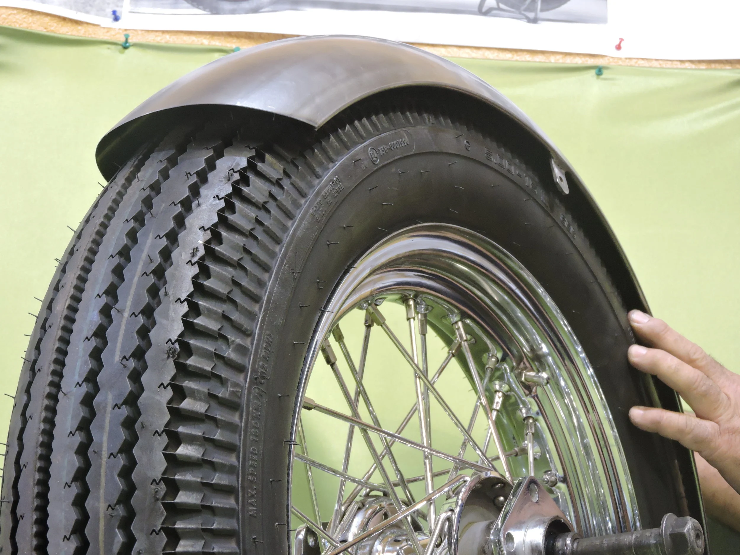 Vintage Steel — Custom Triumph TR6 Rear #43