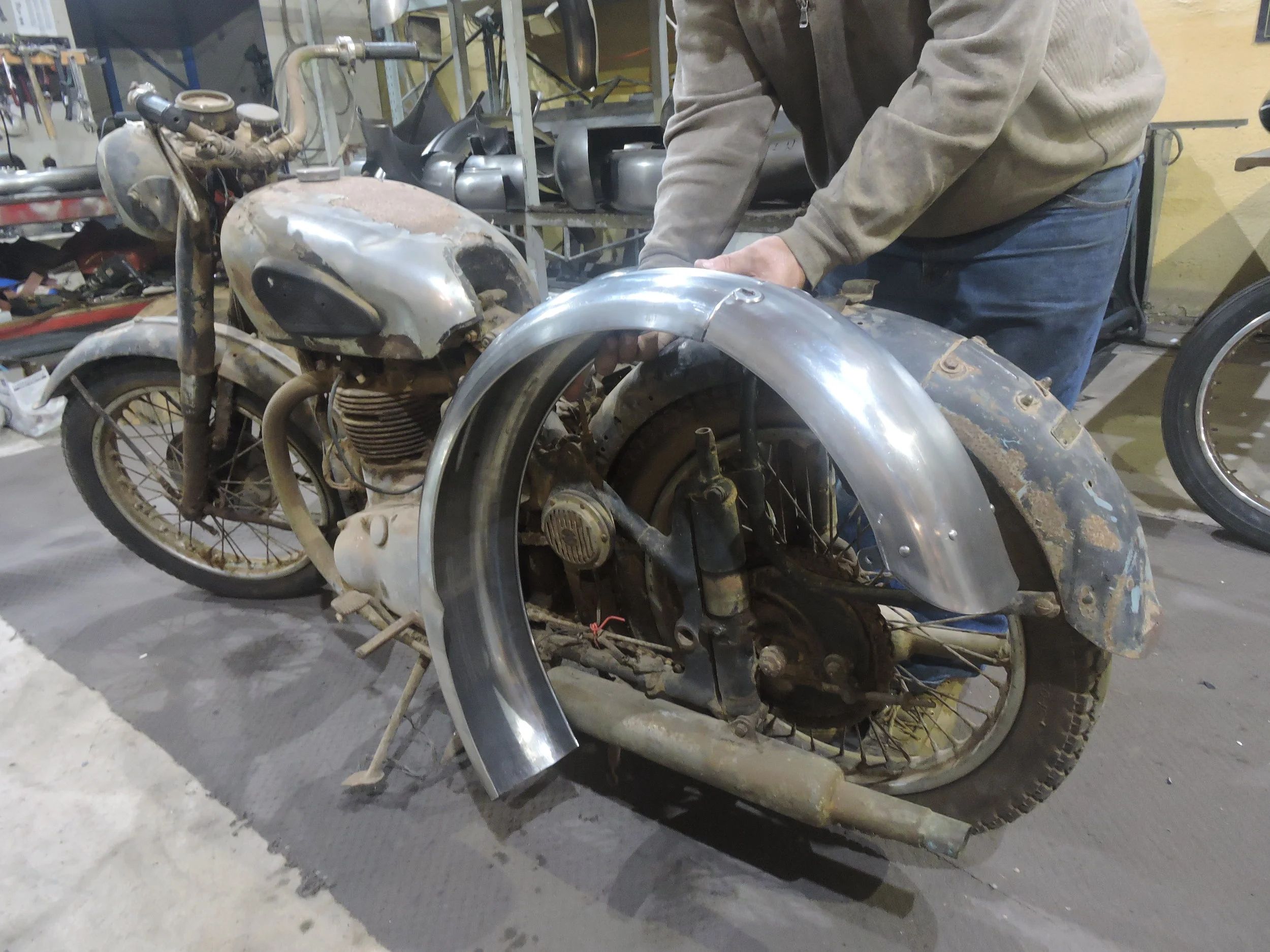 Vintage Steel — BSA Plunger Rear 1949-53 #48-4