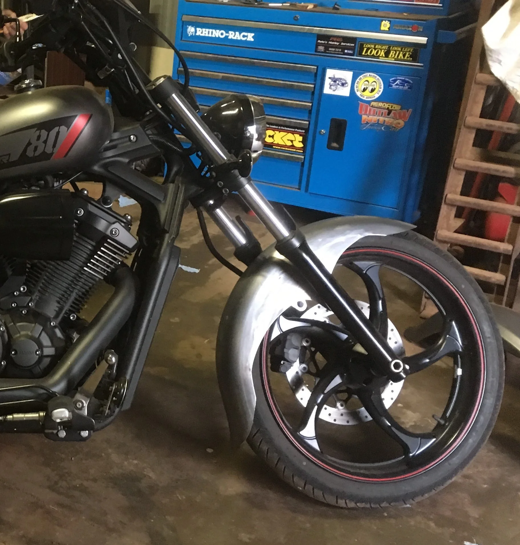 Vintage Steel — Custom Yamaha Stryker Front #42-1