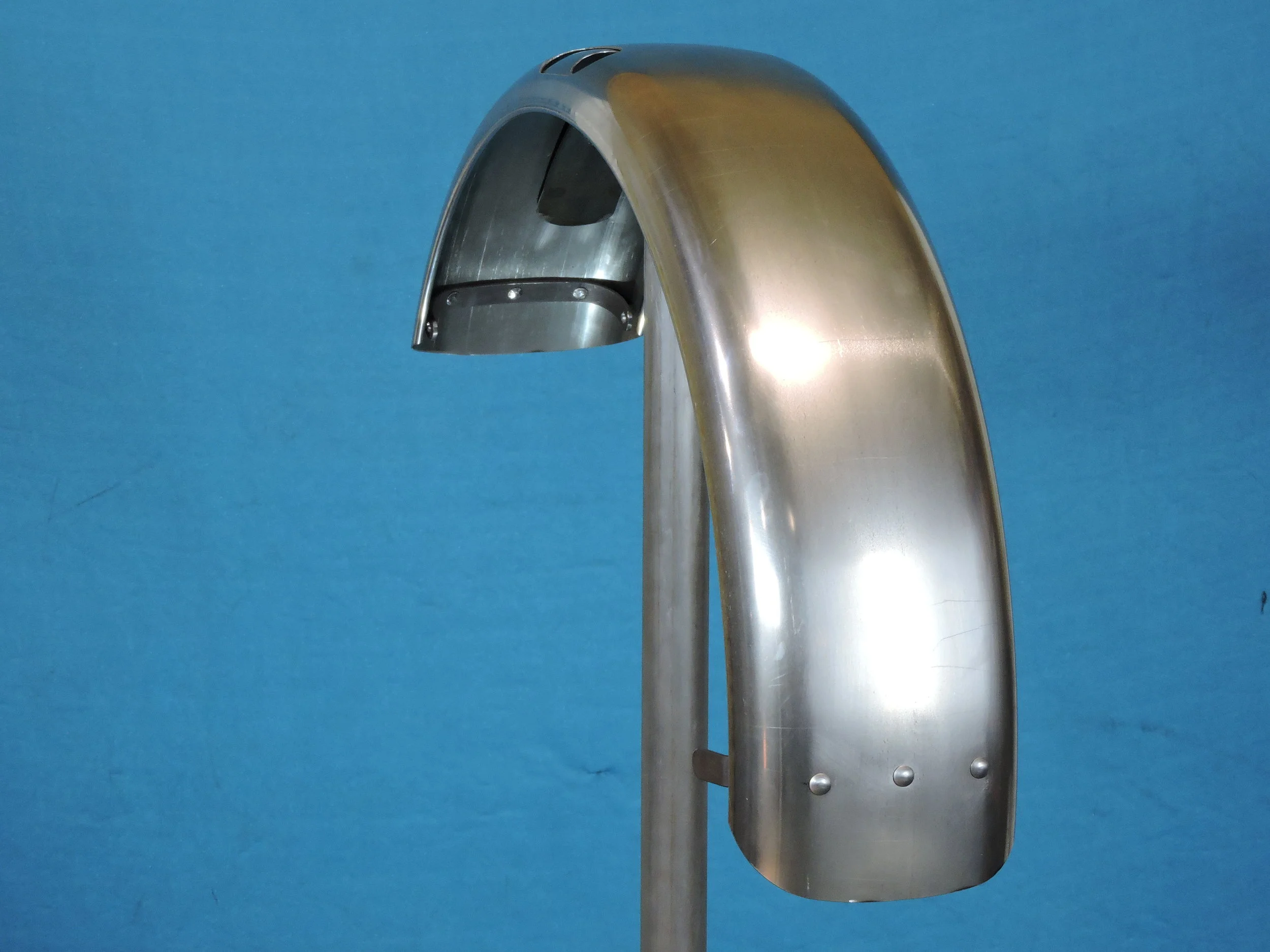 Vintage Steel — BSA 1920's Round Tank Front #47-1