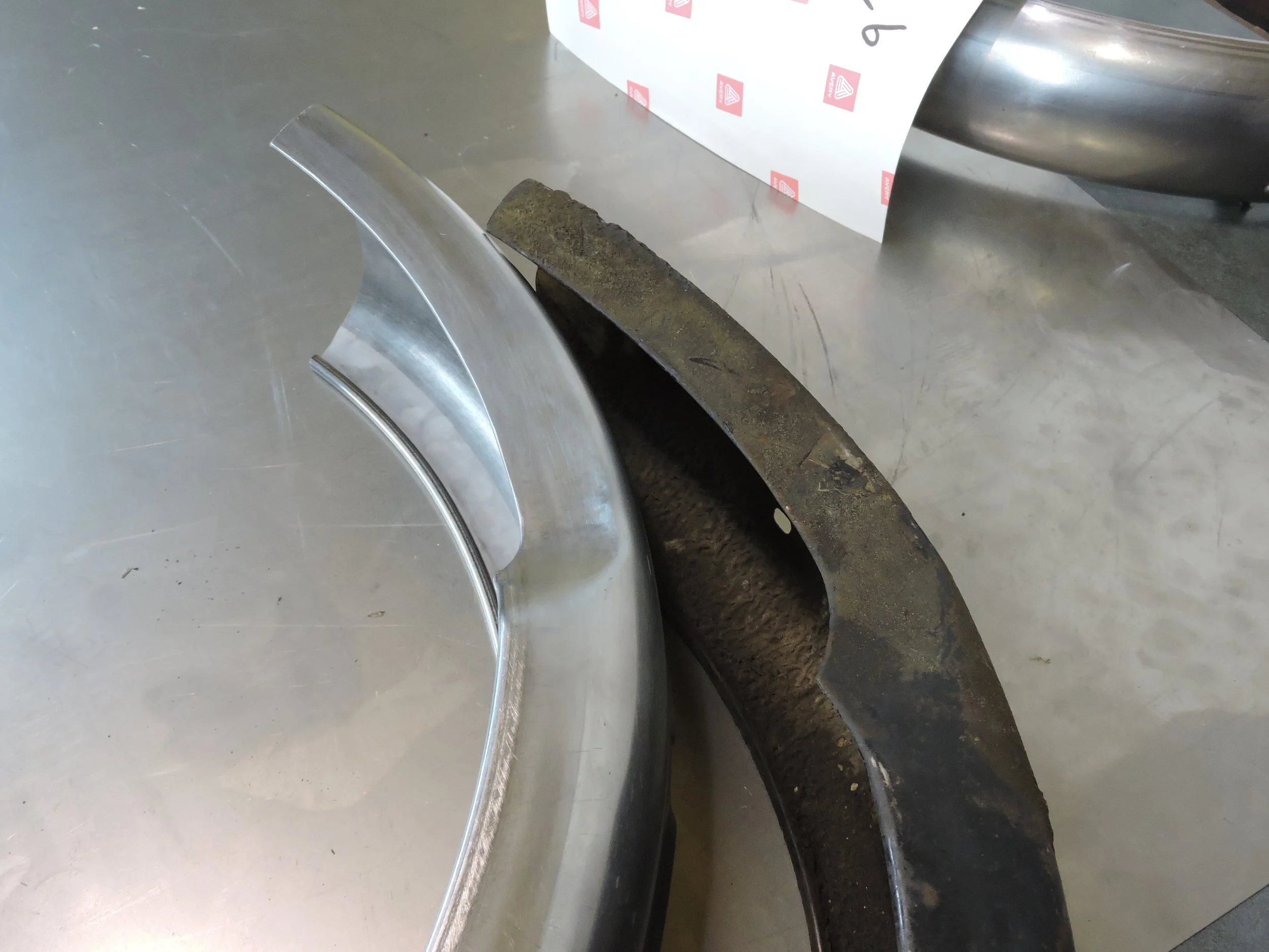 Vintage Steel — Ariel SQ4 1950 Rear #48-2