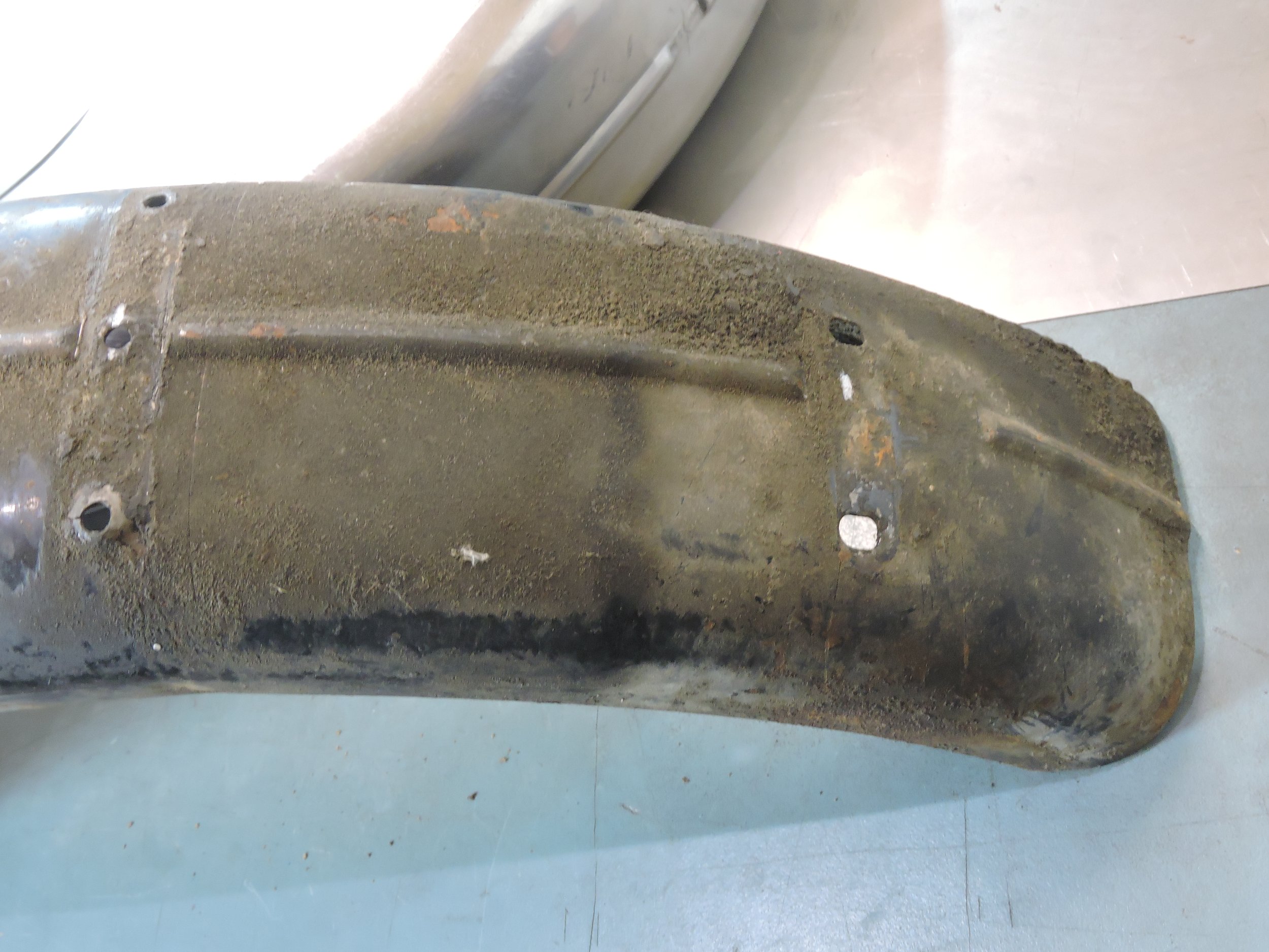 Vintage Steel — Ariel SQ4 1950 Rear #48-2