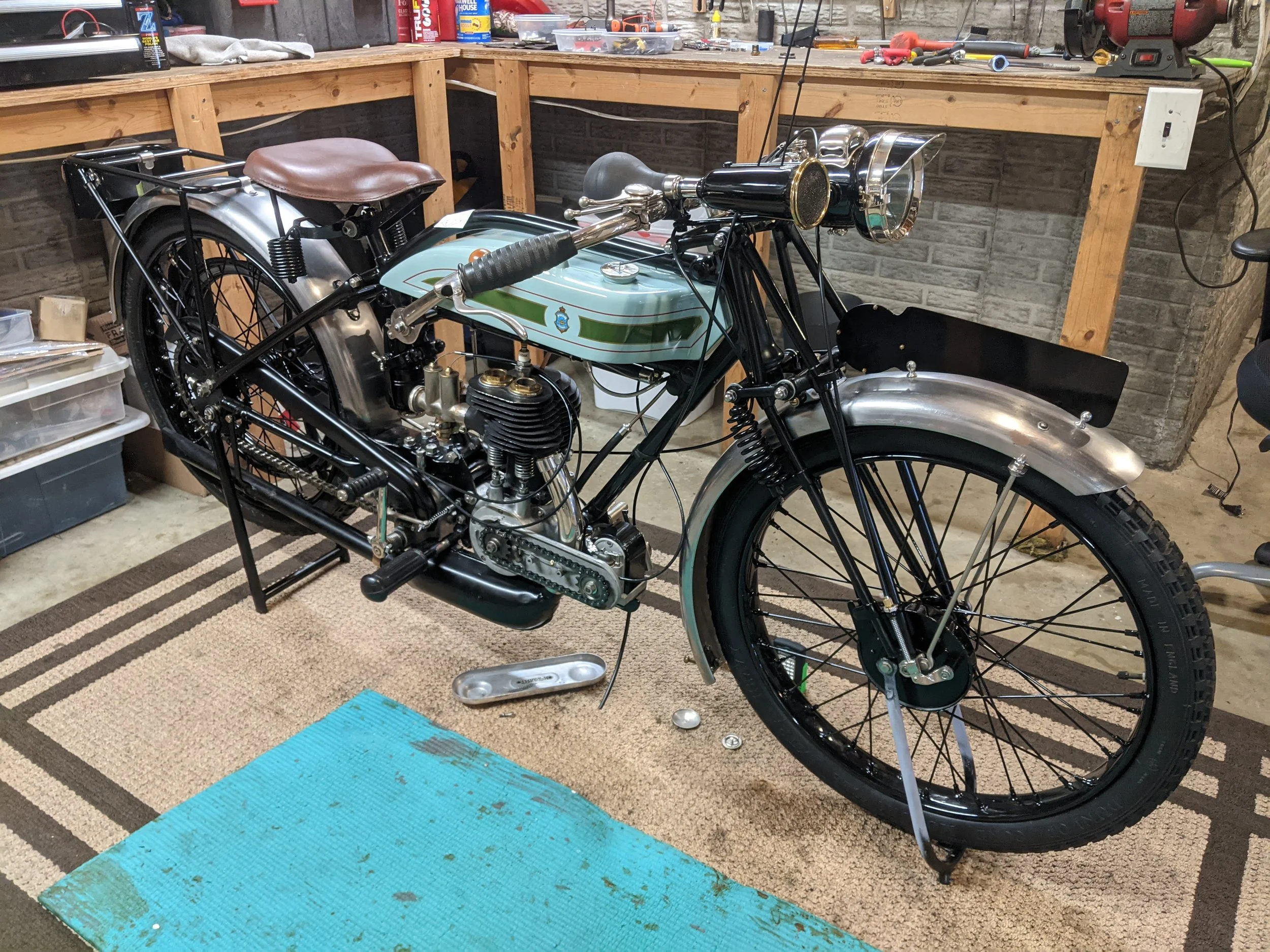 Vintage Steel — Triumph P Model-1 Rear #25a-1W