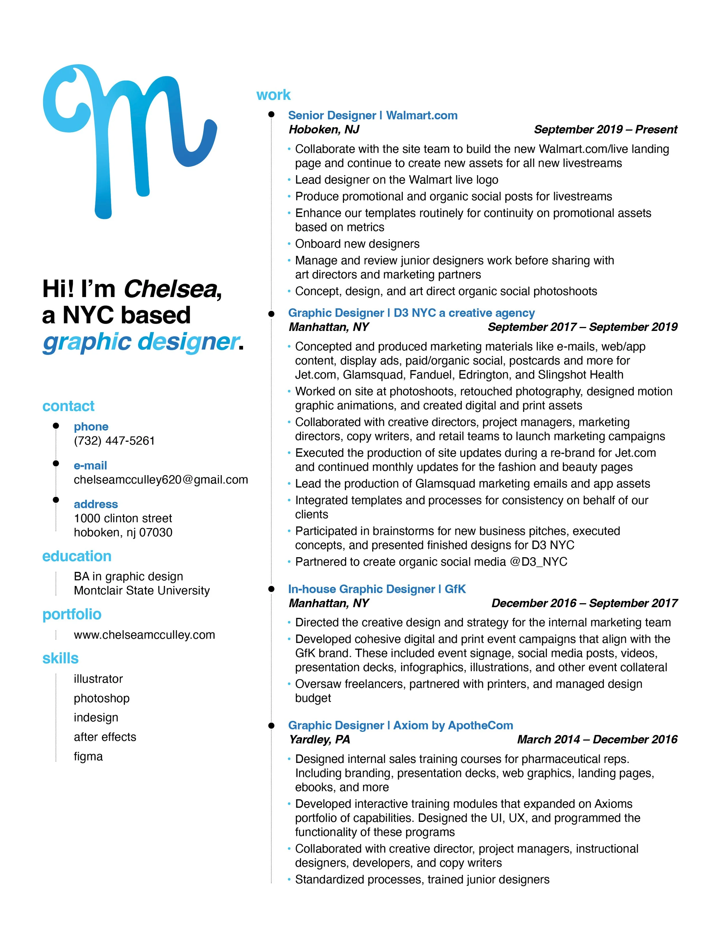 Resume — Chelsea McCulley