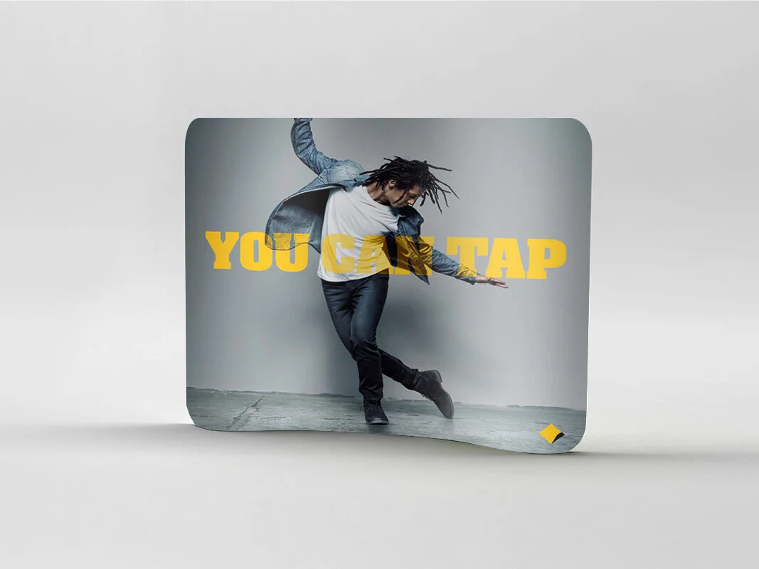 3m Curved Trade Show Display in Sydney — Popup Media Walls