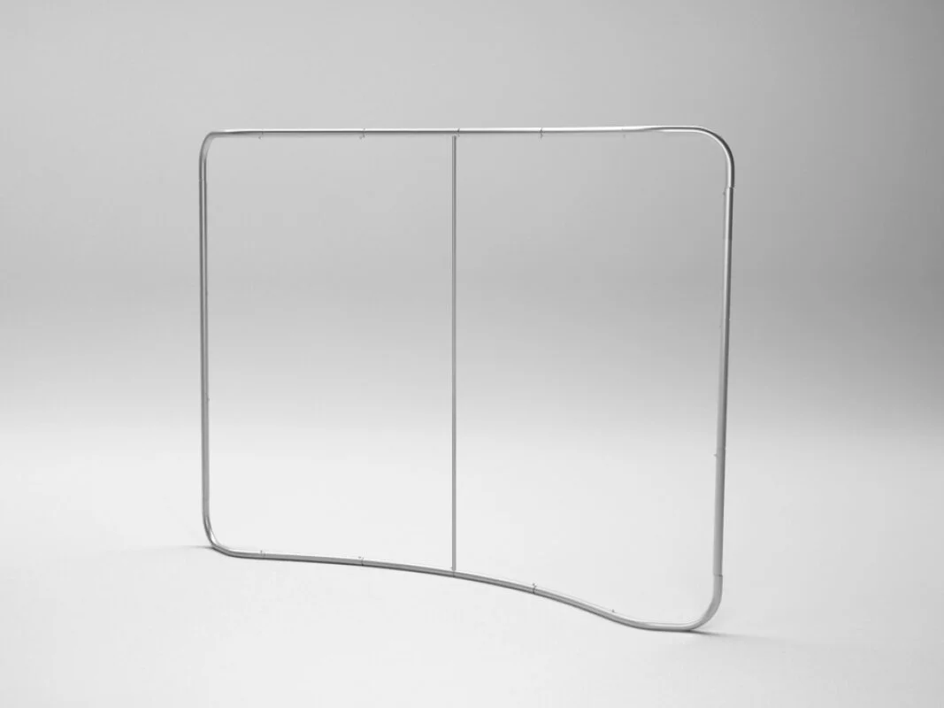 3m Curved Trade Show Display in Sydney — Popup Media Walls