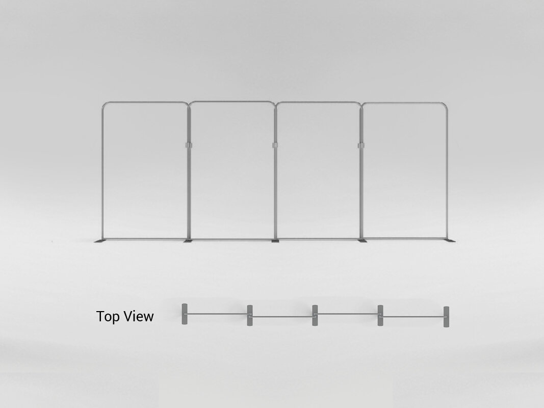 5.5m Modular Expo Display in Sydney — Popup Media Walls