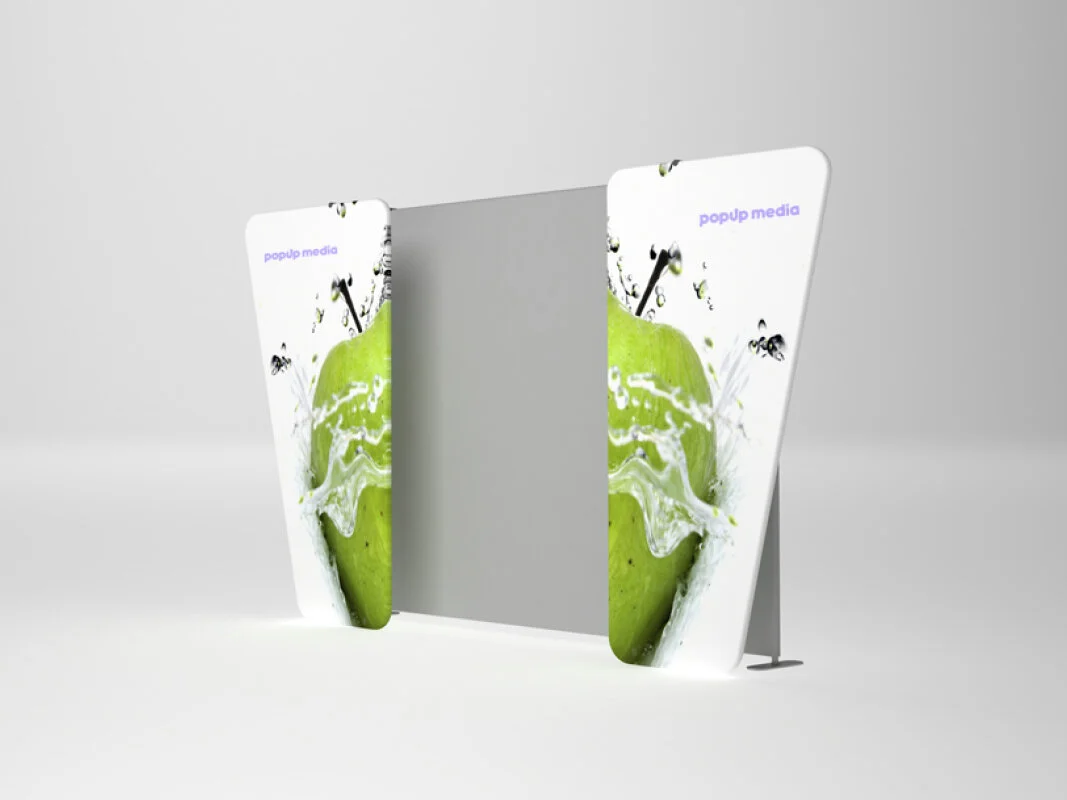 2.8m Round Trade Show Display in Sydney — Popup Media Walls