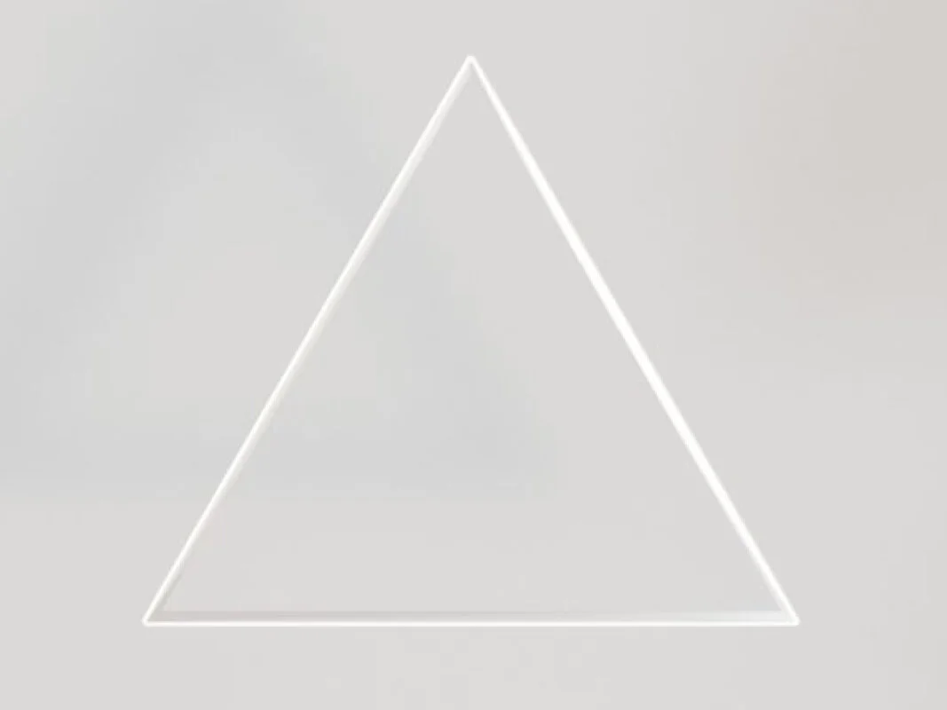 Hanging Triangle Trade Show Display in Sydney — Popup Media Walls