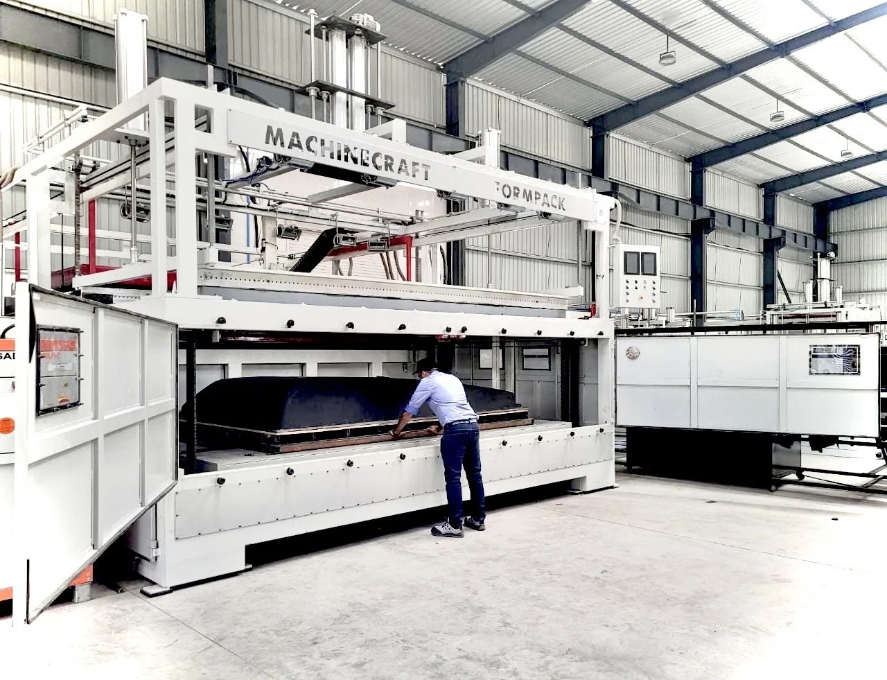 Machinecraft builds India's largest Vacuum Forming Machine — MACHINECRAFT