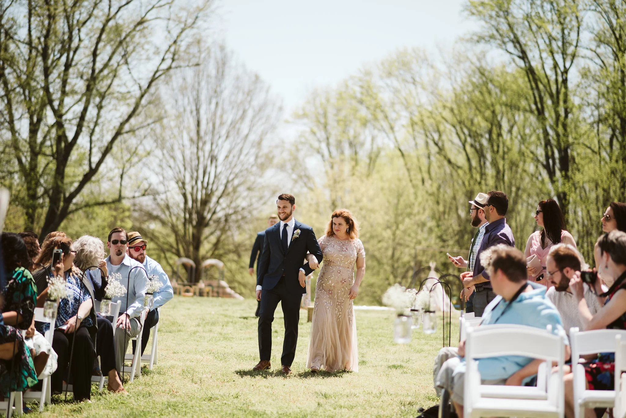 DIY Park Pavillion Wedding with Spring Wildflowers | McKenzie Elizabeth ...