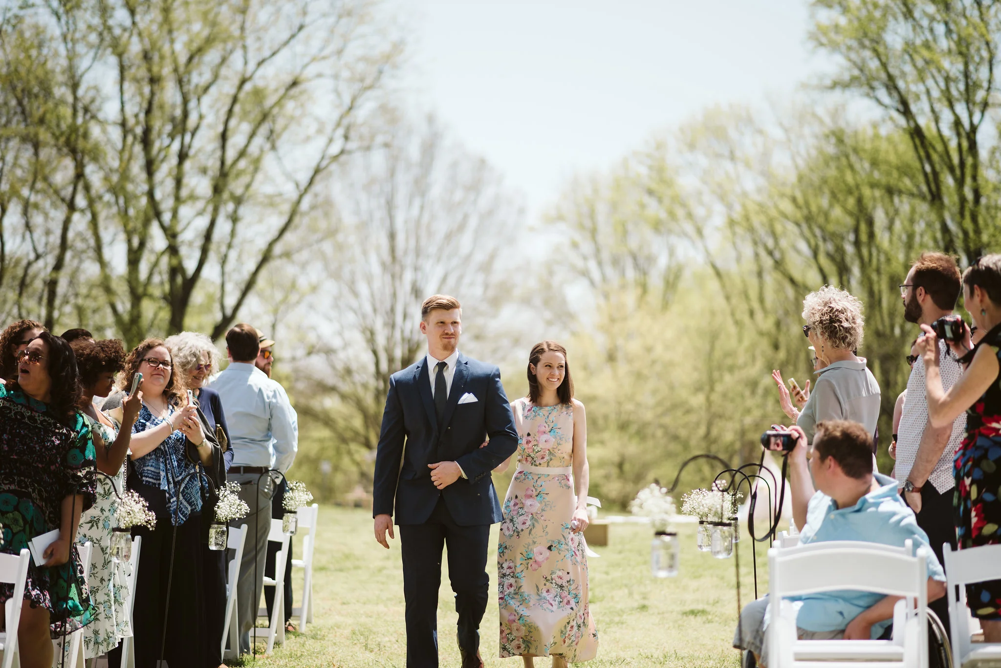 DIY Park Pavillion Wedding with Spring Wildflowers | McKenzie Elizabeth ...