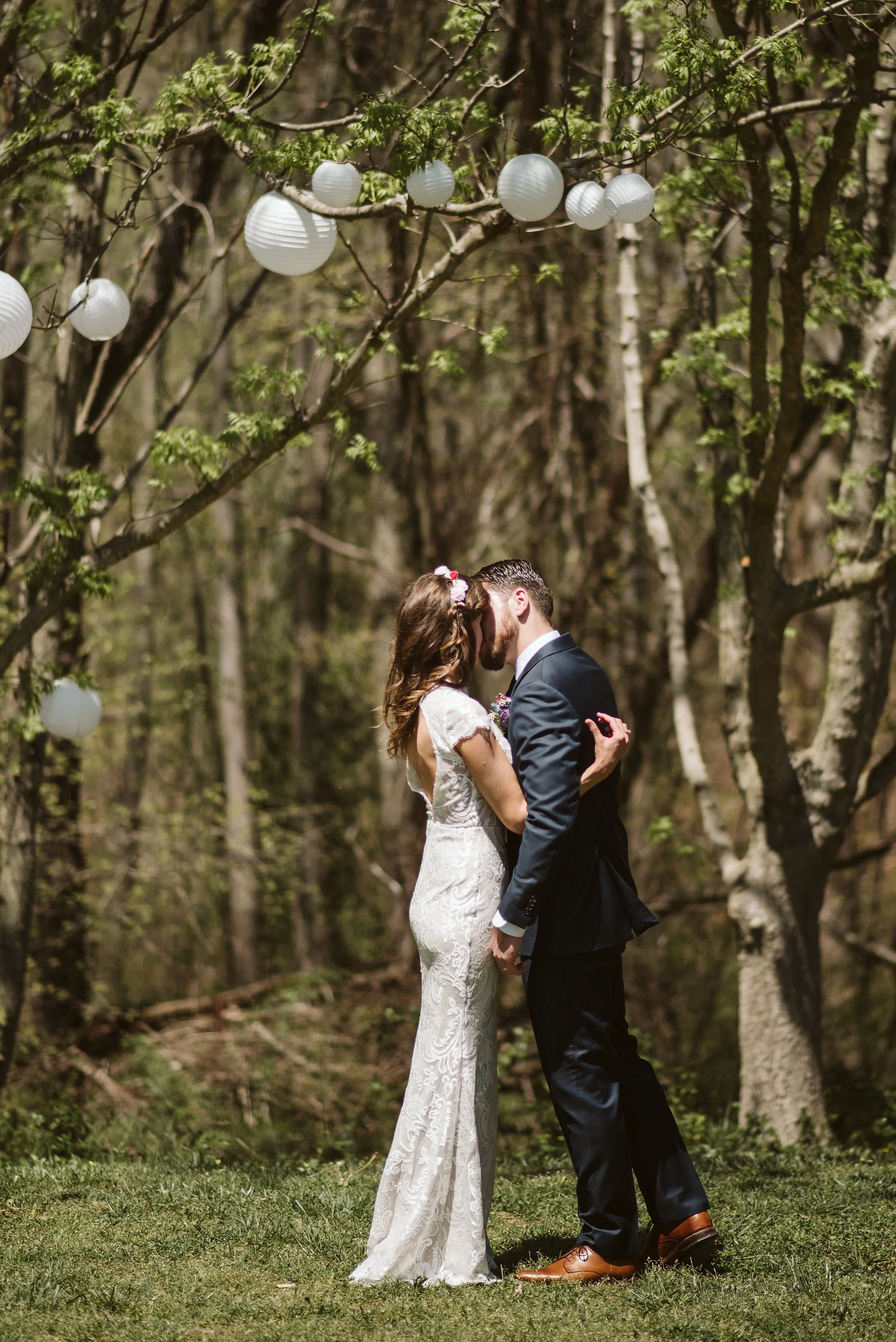 DIY Park Pavillion Wedding with Spring Wildflowers | McKenzie Elizabeth ...